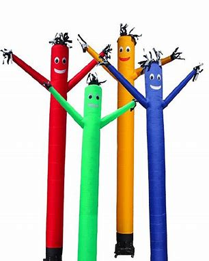 Idea 064 - Inflatable crowd - A Blue Star