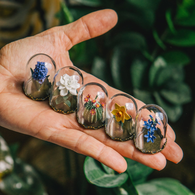 Idea 086 - Origami Terrarium Diorama - A Blue Star