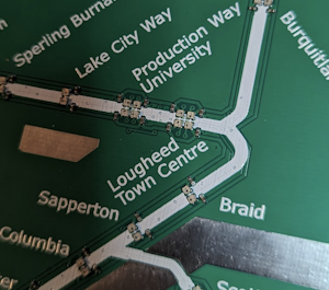 PCB Metro maps retrospective - A Blue Star